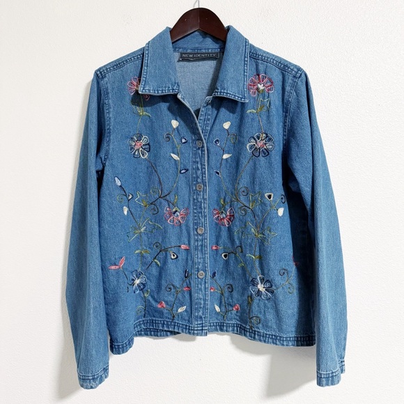 New Identity | Jackets & Coats | Vintage 9s New Identity Floral ...